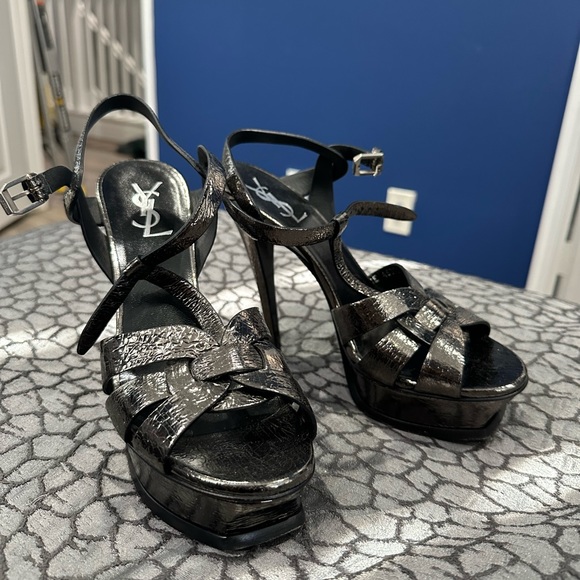 Yves Saint Laurent | Shoes | Ysl Classic Sandal Heels | Poshmark